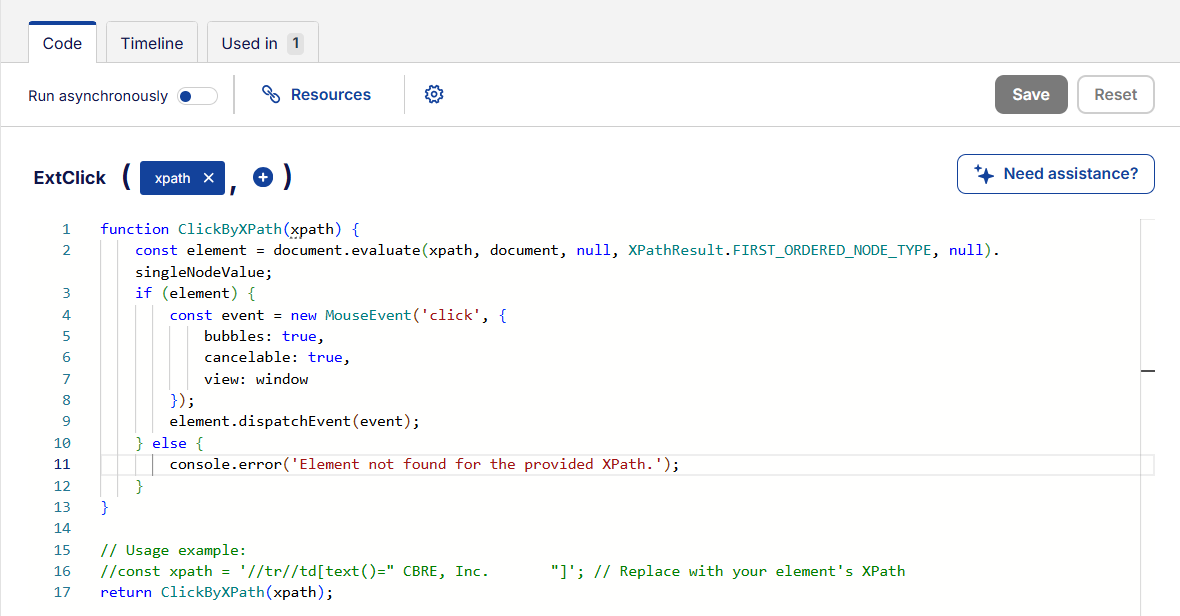 Click via an Extension in Virtuoso – Virtuoso